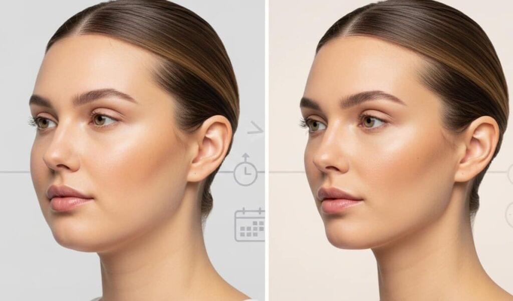 Masseter Botox Before and After: Jawline Slimming Results